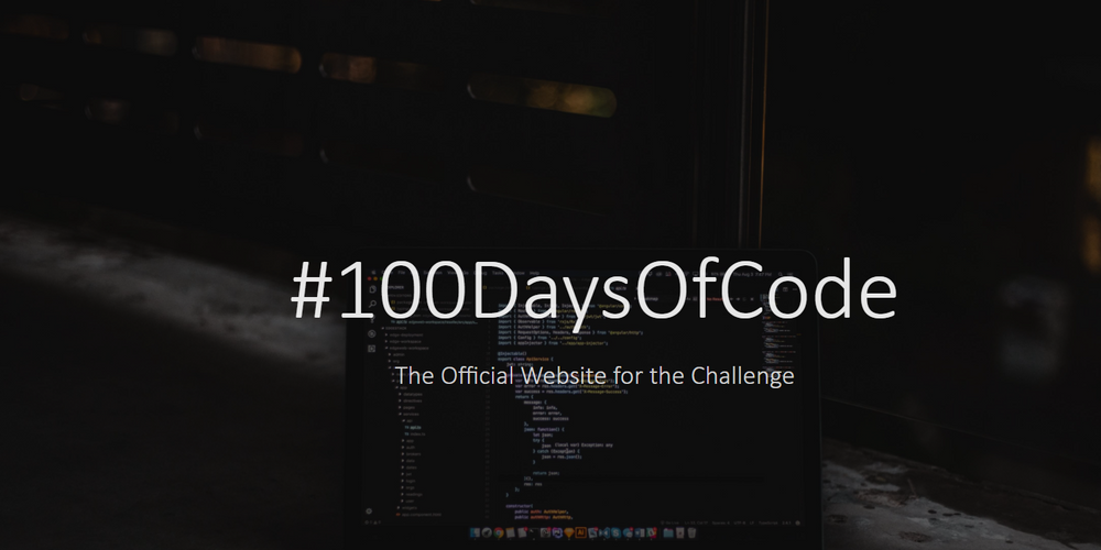 Why do #100DaysOfCode? - CodeNewbie Community 🌱
