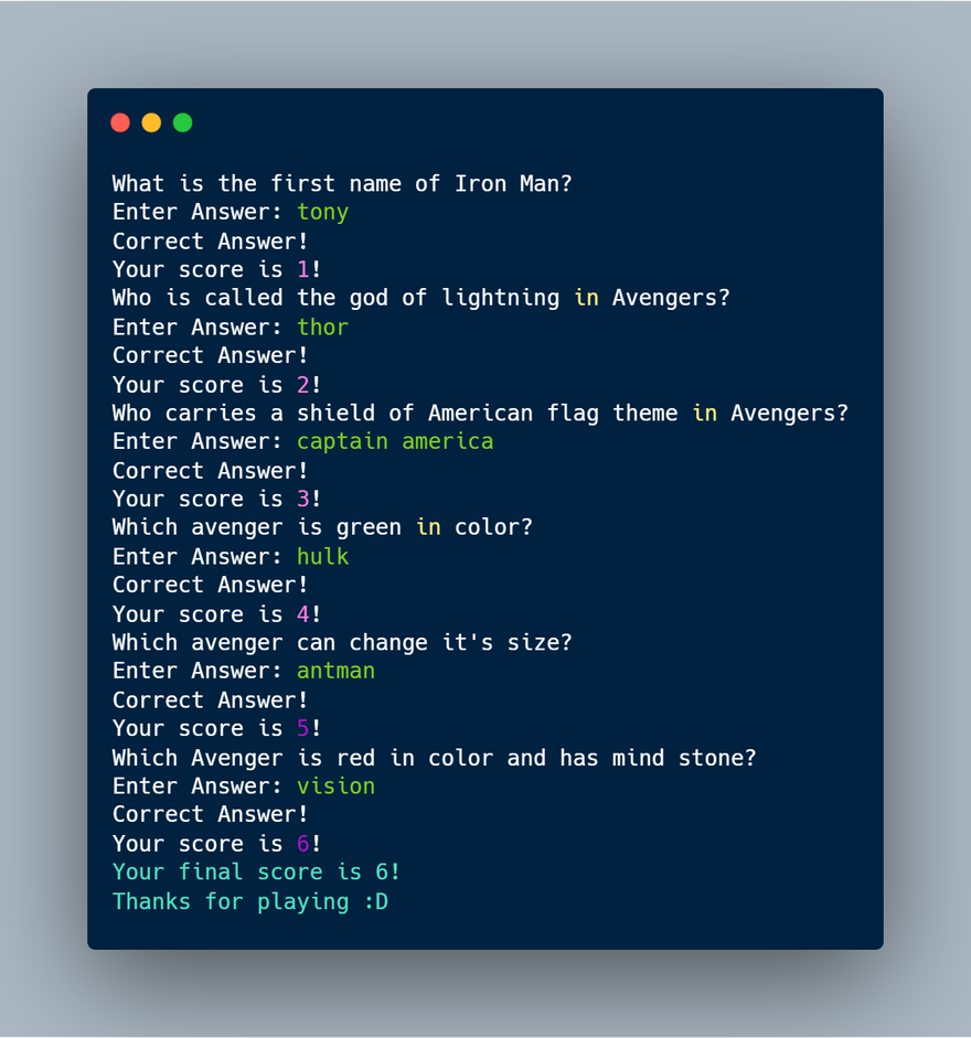  How To Build A Quiz Game In Python CodeNewbie Community 