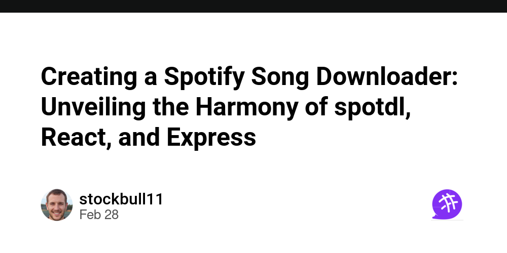 Creating a Spotify Song Downloader: Unveiling the Harmony of spotdl ...