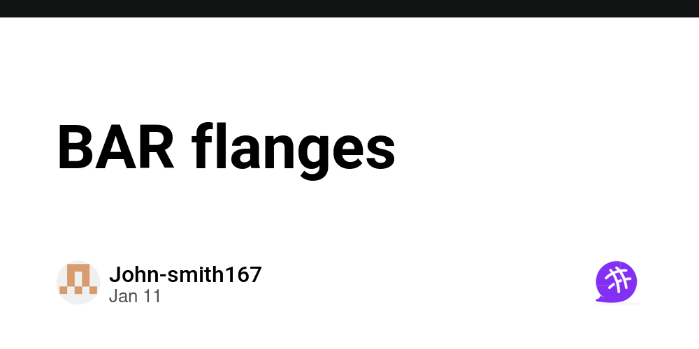 Bar Flanges Codenewbie Community 🌱
