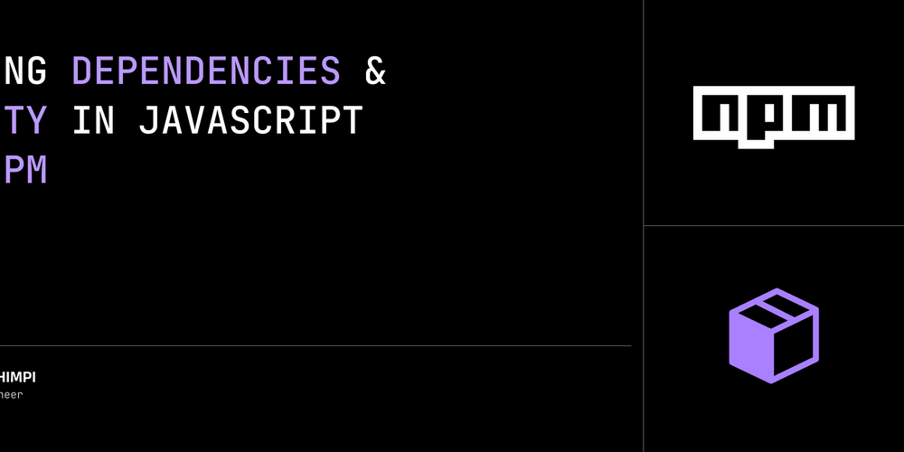 Managing Dependencies and Security in JavaScript with NPM - CodeNewbie ... Managing Dependencies and Security in JavaScript with NPM - CodeNewbie ...